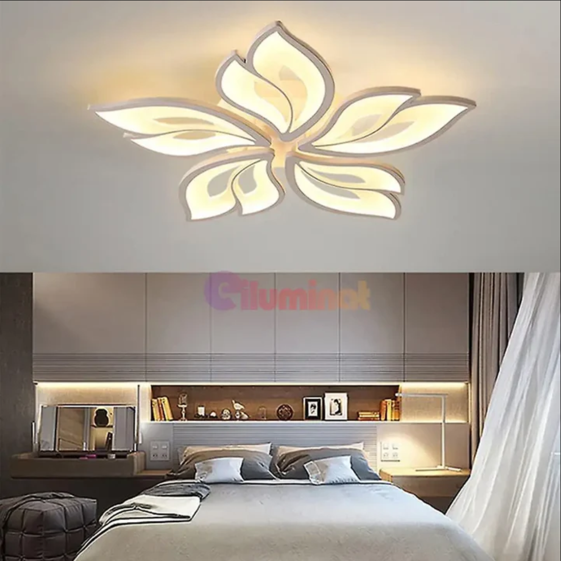 Lustre LED Florale - Eiluminat