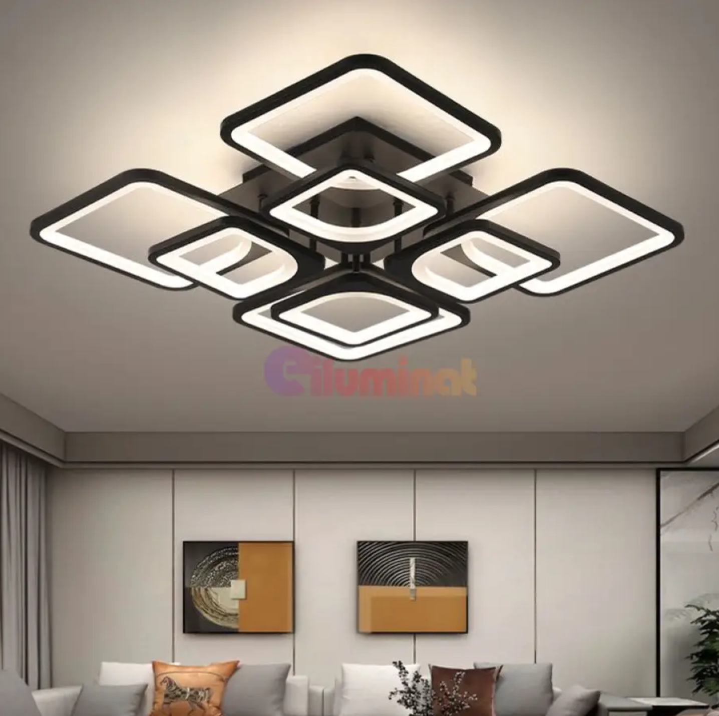 Lustre LED Patrate - Eiluminat