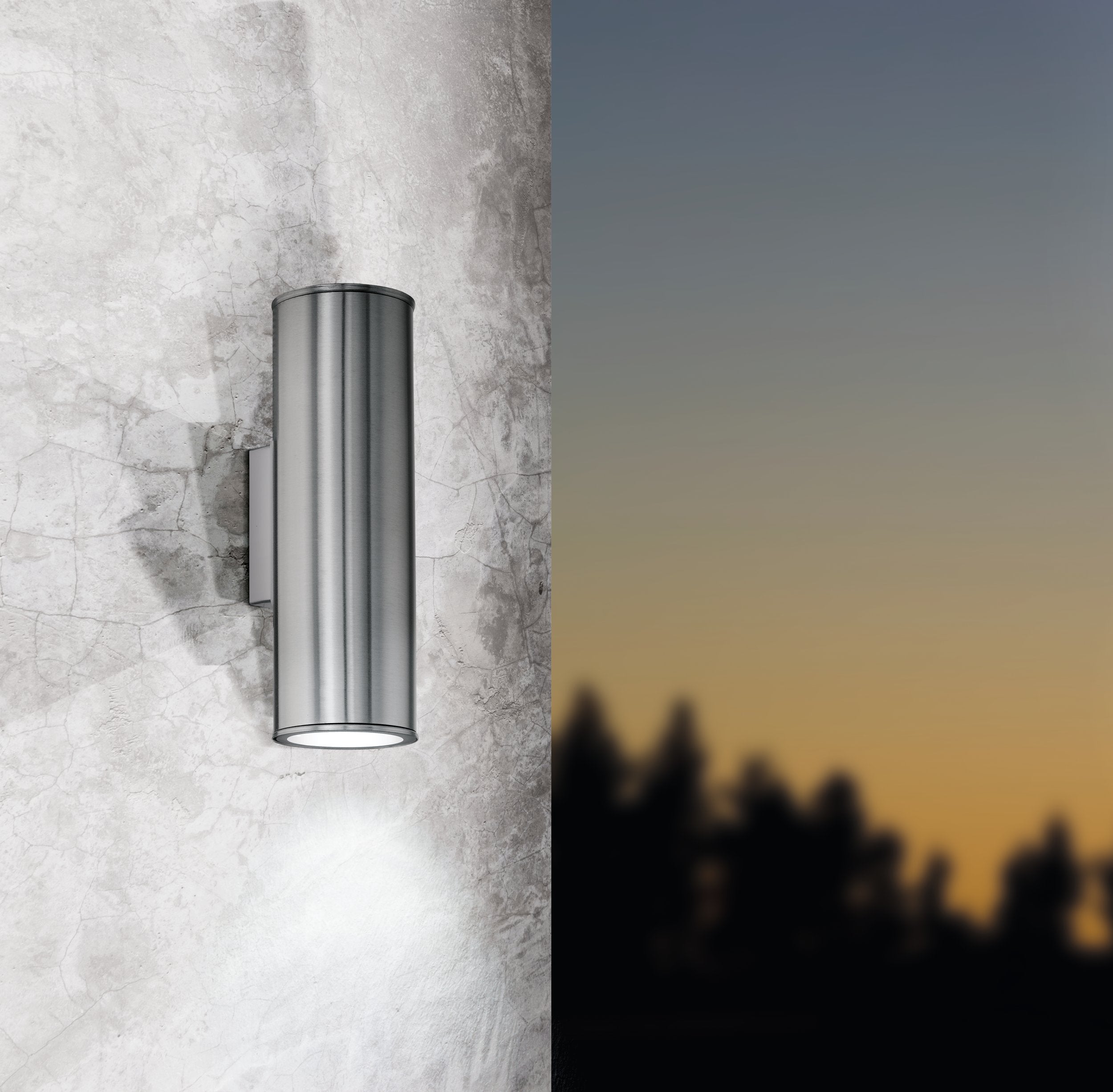 Aplica Exterior RIGA 65CM Silver IP65