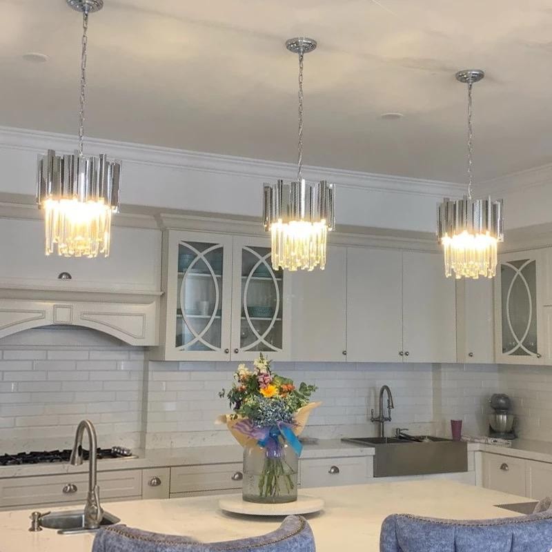 Candelabru Cristal GLORY SILVER 30cm