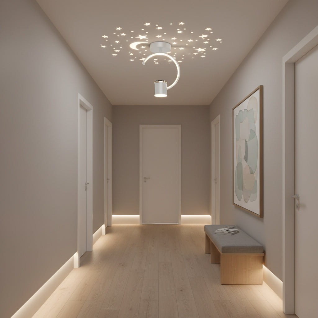Aplica LED New Design proiectie stelute pe tavan Echivalent 150W ALB