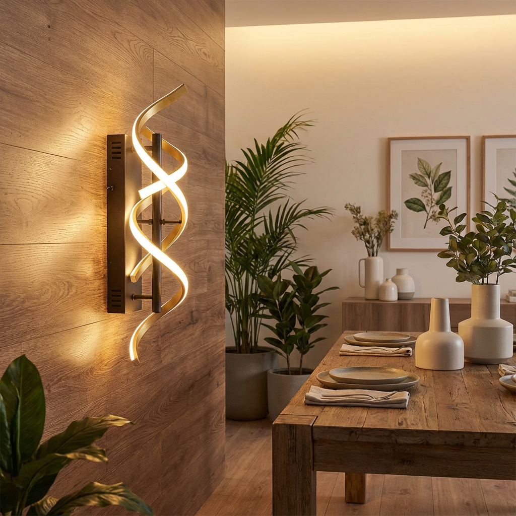 Aplica LED SEQUENCE PREMIUM Gold Echivalent 200W