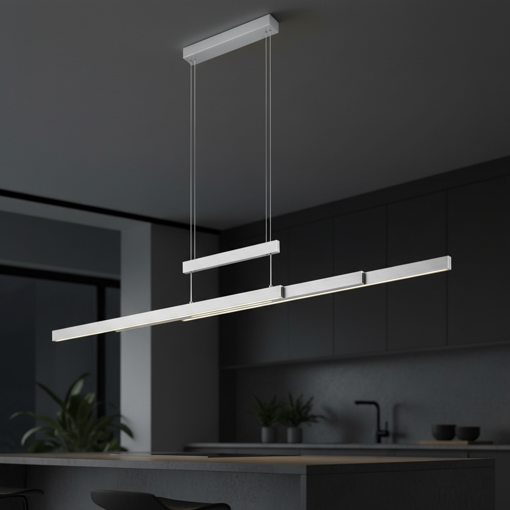 Lustra LED Suspendata White 150CM TRAJAN Liniara Extensibila Echivalen