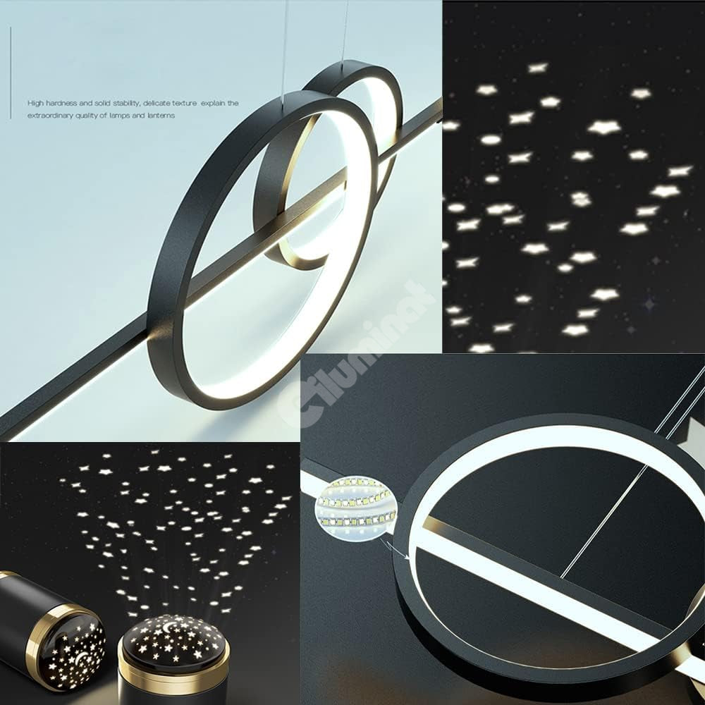 Lustra LED Suspendata New Design Stelute Echivalent 400W Resigilat R3