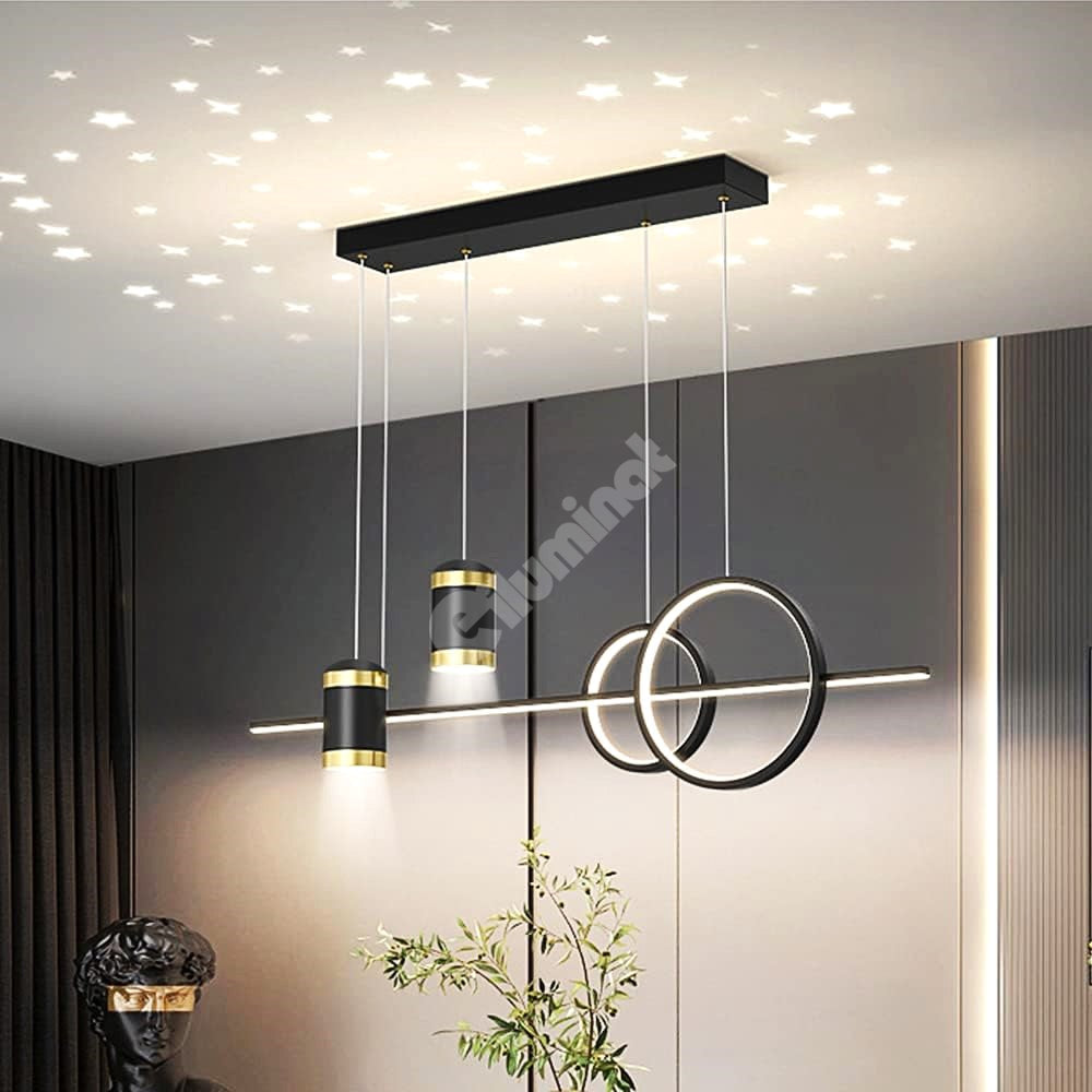 Lustra LED Suspendata New Design Stelute Echivalent 400W Resigilat R3